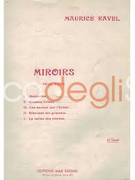 Editions Max Eschig Miroirs pour Piano - Maurice Ravel Opera per ...