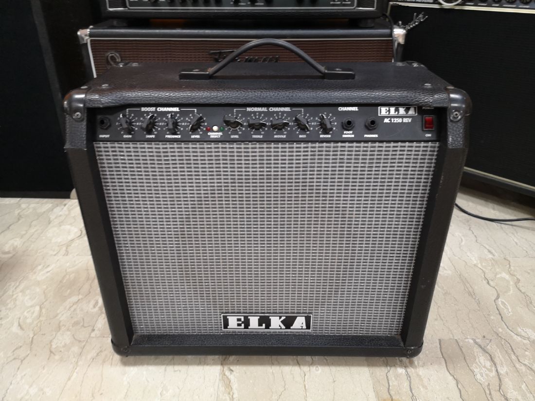 Elka AC1250 Rev 50 watt - 2 canali con reverb - Usato - Banco Degli ...