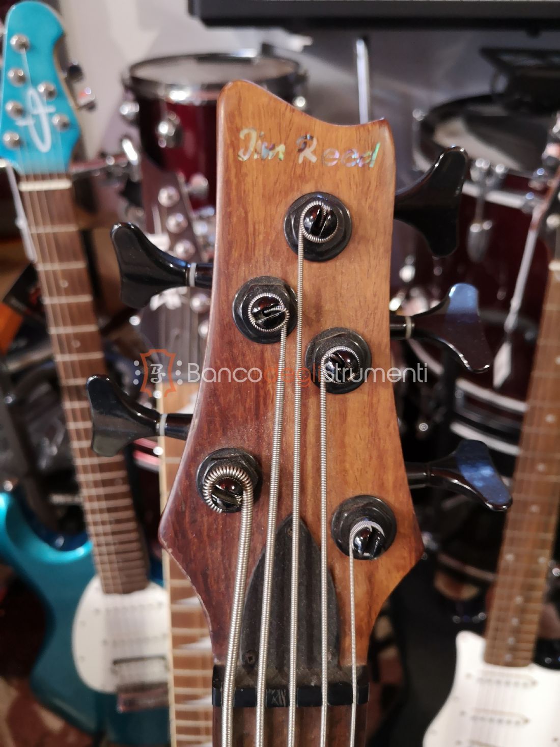 Jim Reed Bass guitar 5 corde - 27 tasti - Basso con circuito attivo e ...