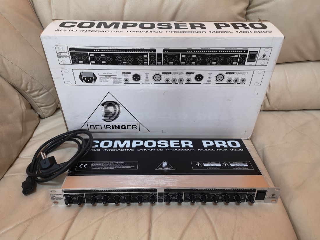 Behringer Composer Pro MDX 2200 Processore dinamico a doppio canale ...
