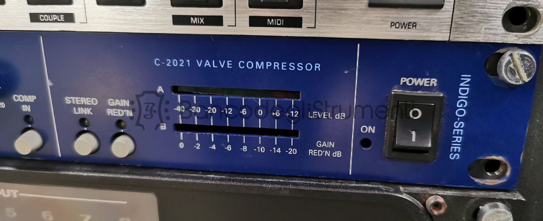 TL Audio Indigo Series C-2021 Compressore a valvole a 2 canali a rack ...