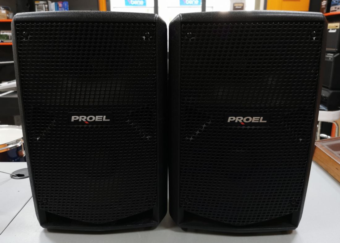 Proel Flash 8A Coppia di casse biamplificate da 230 watt RMS l'una ...