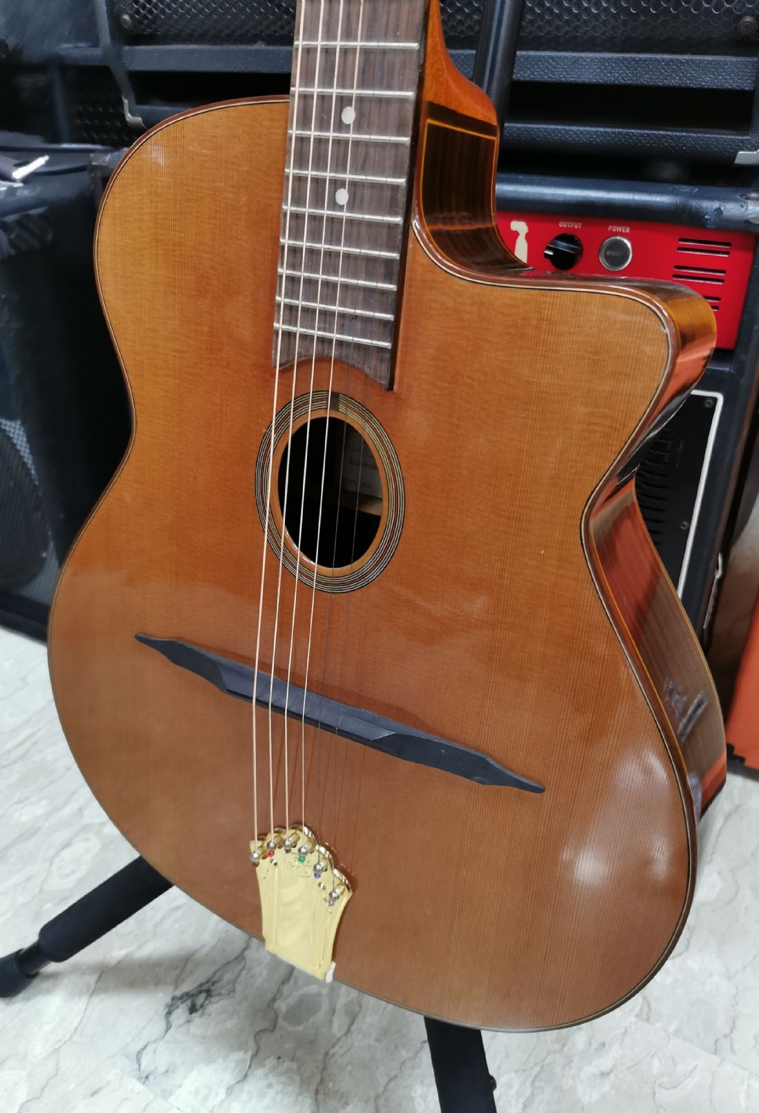 Sx Guitars DJG1 Chitarra acustica Django Gypsy - Usato - Banco Degli ...