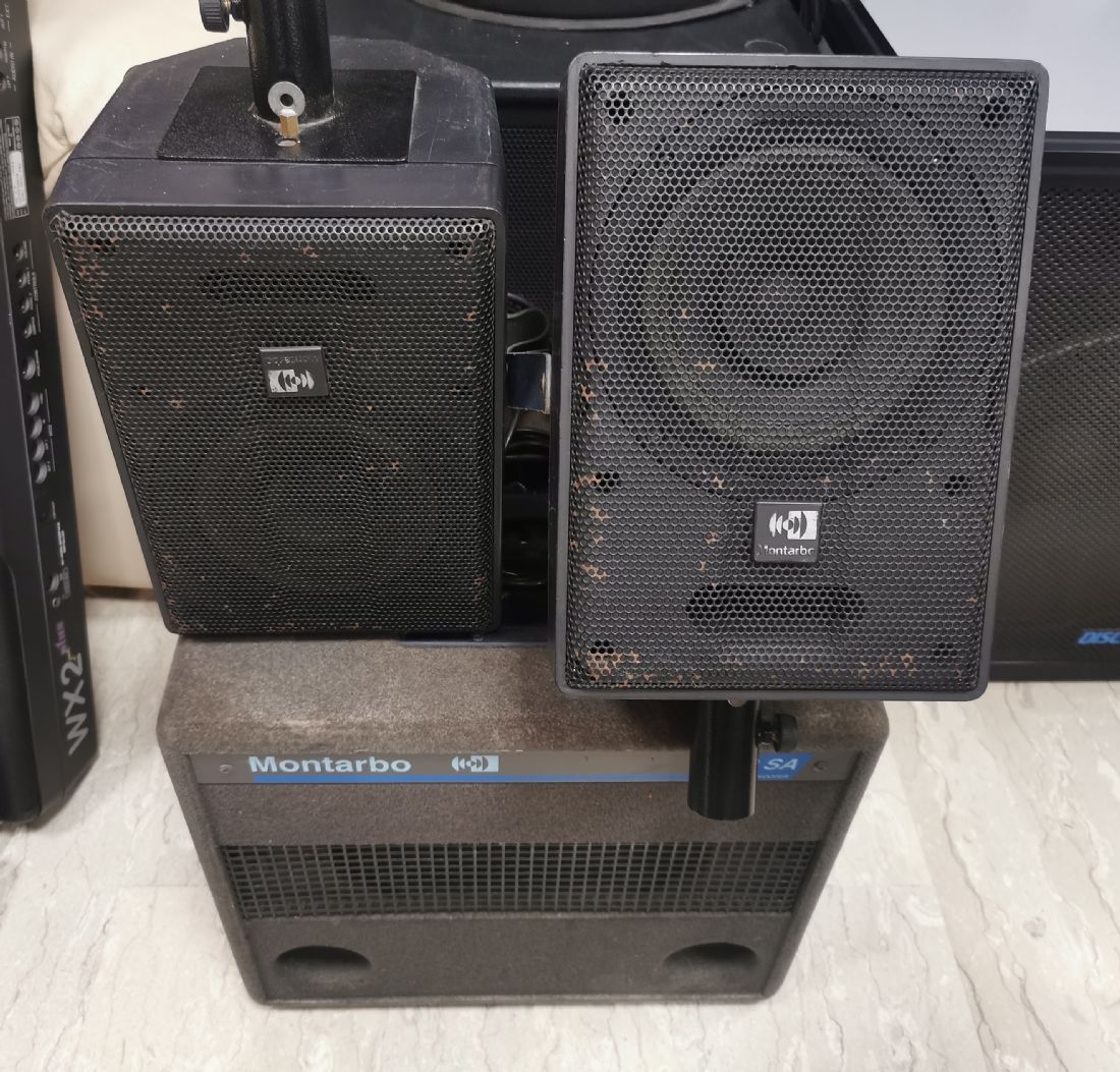 Montarbo MT150A (Coppia) e Montarbo 112 SA Sistema di amplificazione da ...