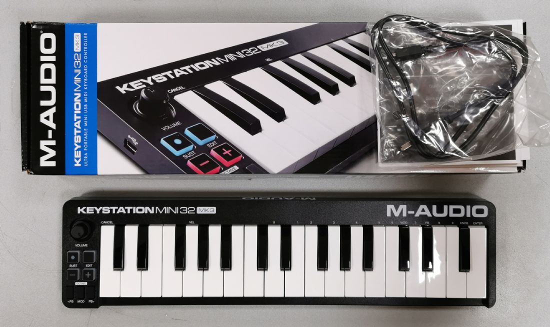 M-Audio Keystation Mini 32 MK3 Tastiera controller Midi USB 32 tasti - Usato - Banco Degli ...