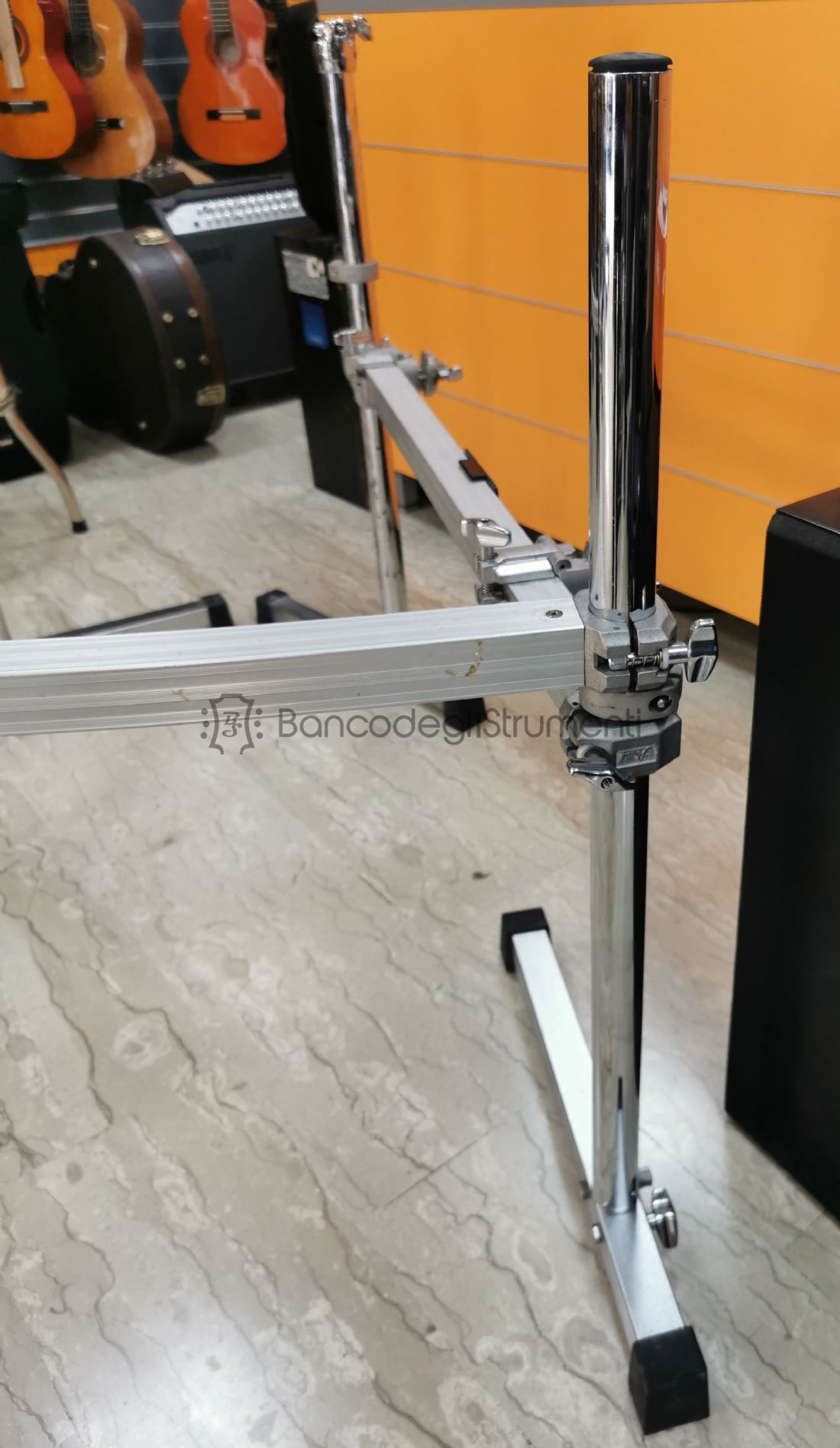 Pearl DR513C 3-Sided Drum Rack Rack per batteria con barre curve ...