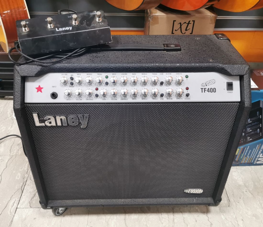 Laney TF400 Fusion Combo da 40 watt a stato solido con valvola da ...