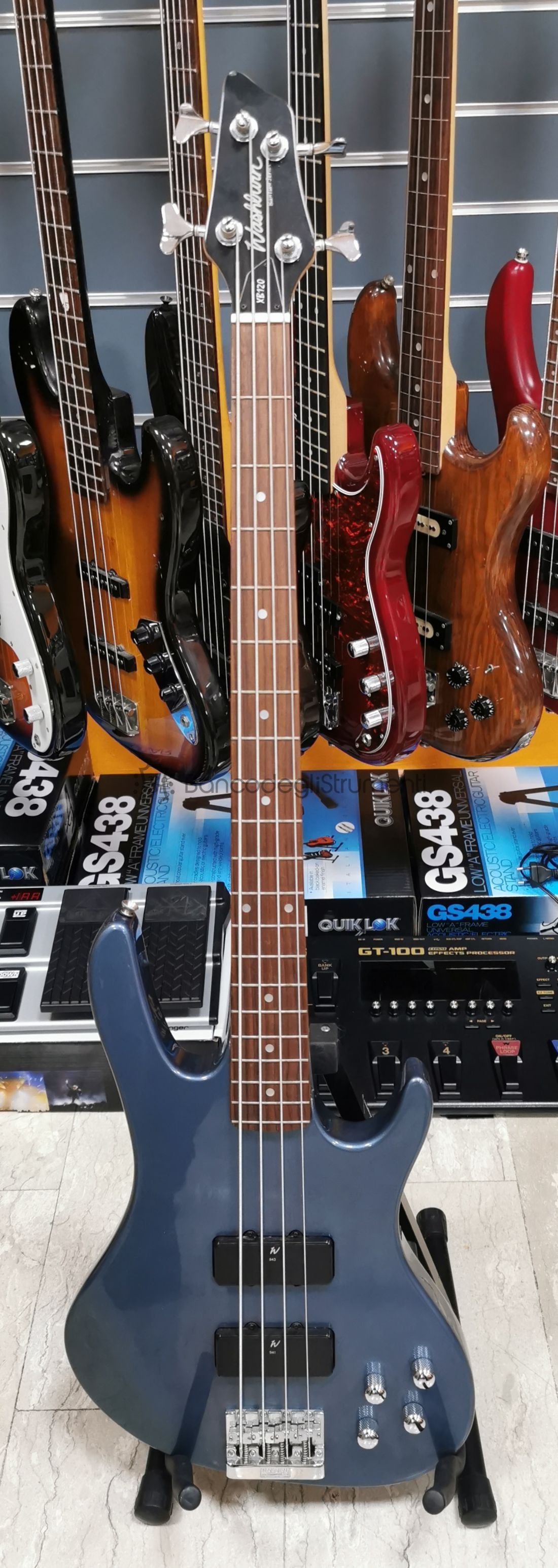 Washburn XB-120 Bantam Basso elettrico passivo 4 corde - Usato - Banco ...