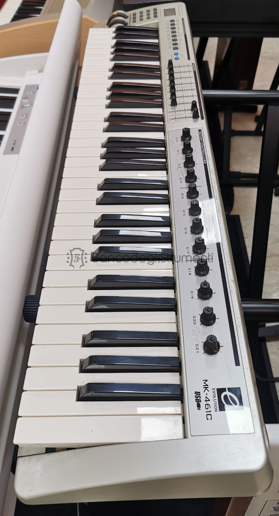 Evolution MK-461C USB Tastiera/controller MIDI USB a 5 ottave - Usato - Banco Degli Strumenti ...