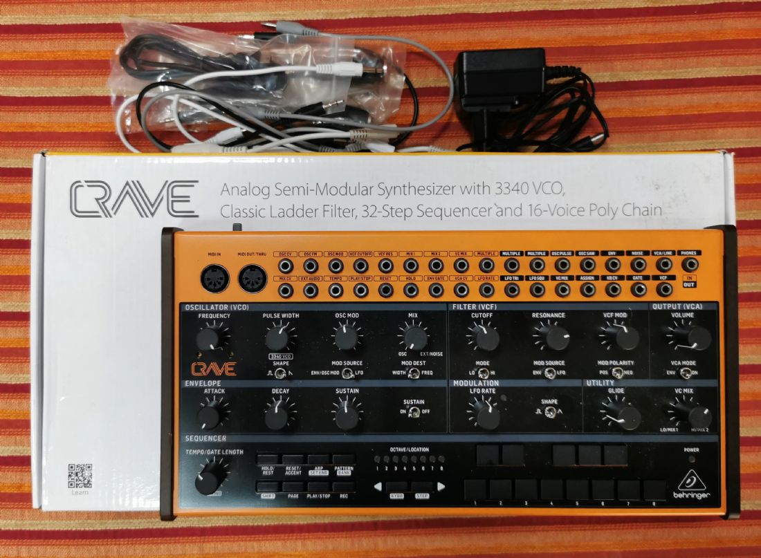 Behringer Crave Sintetizzatore analogico semi-modulare con VCO 3340 - Usato - Banco Degli ...