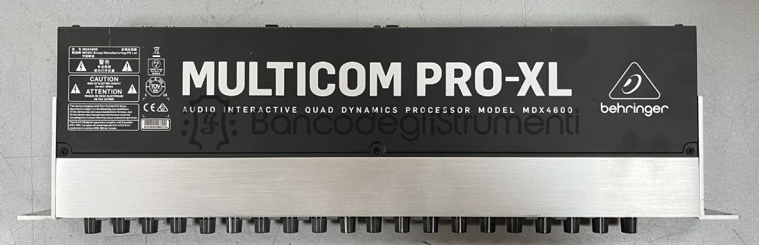 Behringer MDX4600 V2 Multicom PRO XL Compressore, expander, gate, peak ...