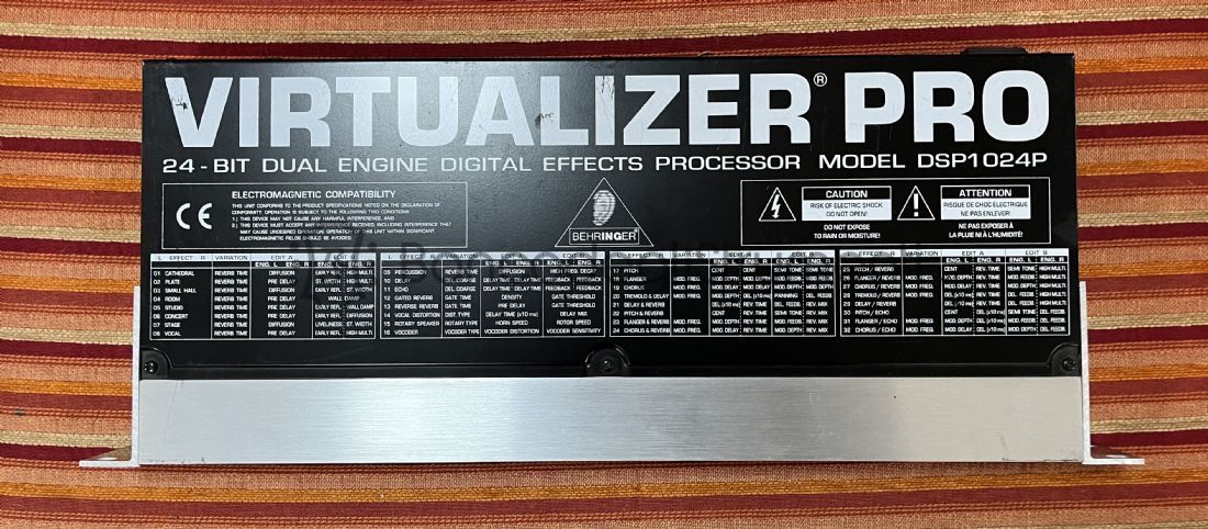 Behringer DSP1024P Virtualizer Pro Processore di Segnale - Usato - Banco Degli Strumenti ...
