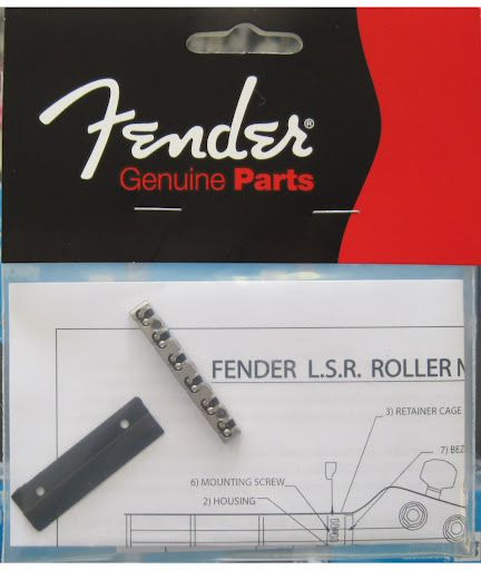 Fender LSR Roller Nut Capotasto a rulli cromato - Nuovo - Banco Degli ...