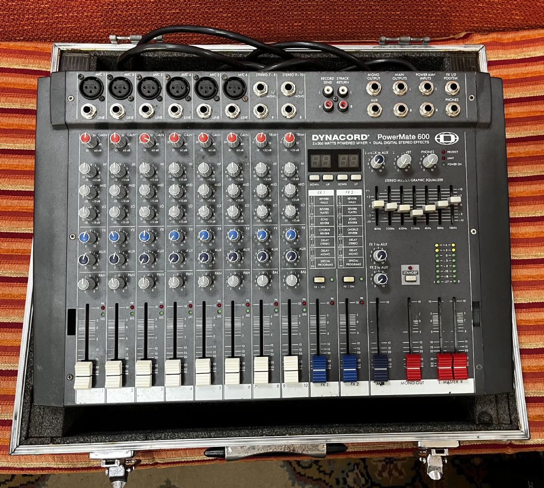 Dynacord Powermate 600 MK1 Mixer analogico 6 canali microfonici - Usato ...