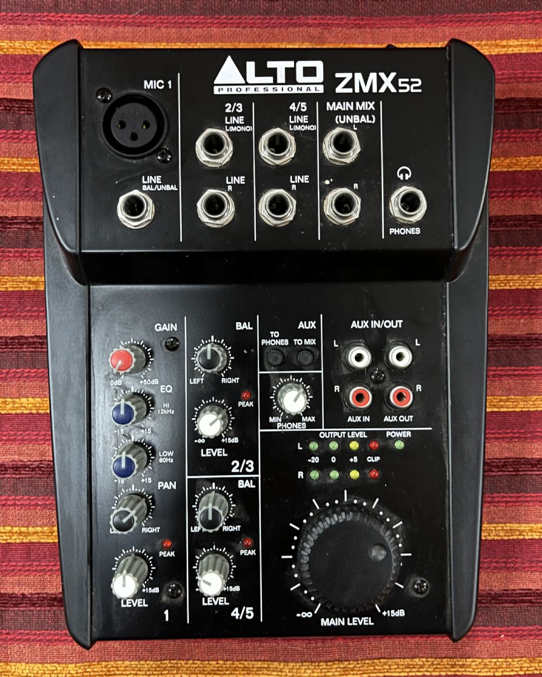 Alto ZMX52 Mixer compatto 5 canali - Usato - Banco Degli Strumenti ...