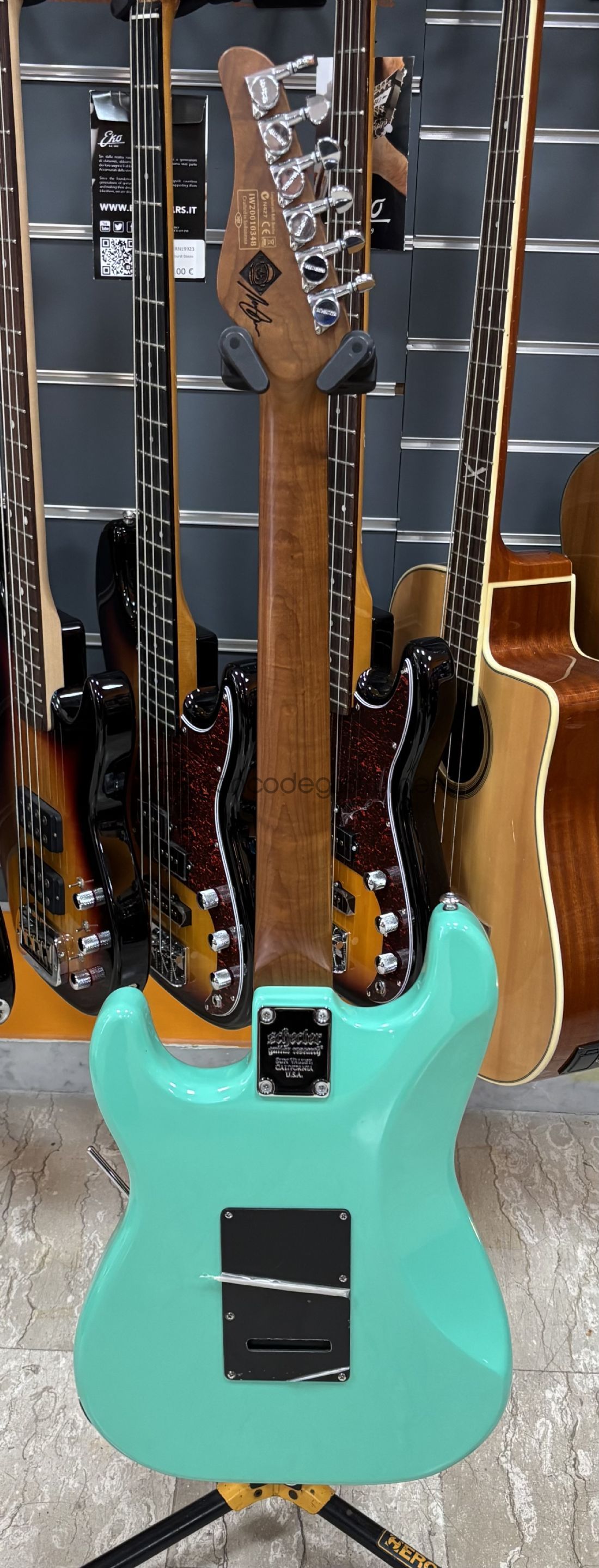 Schecter Nick Johnston Traditional SSS Atomic Green Chitarra elettrica ...