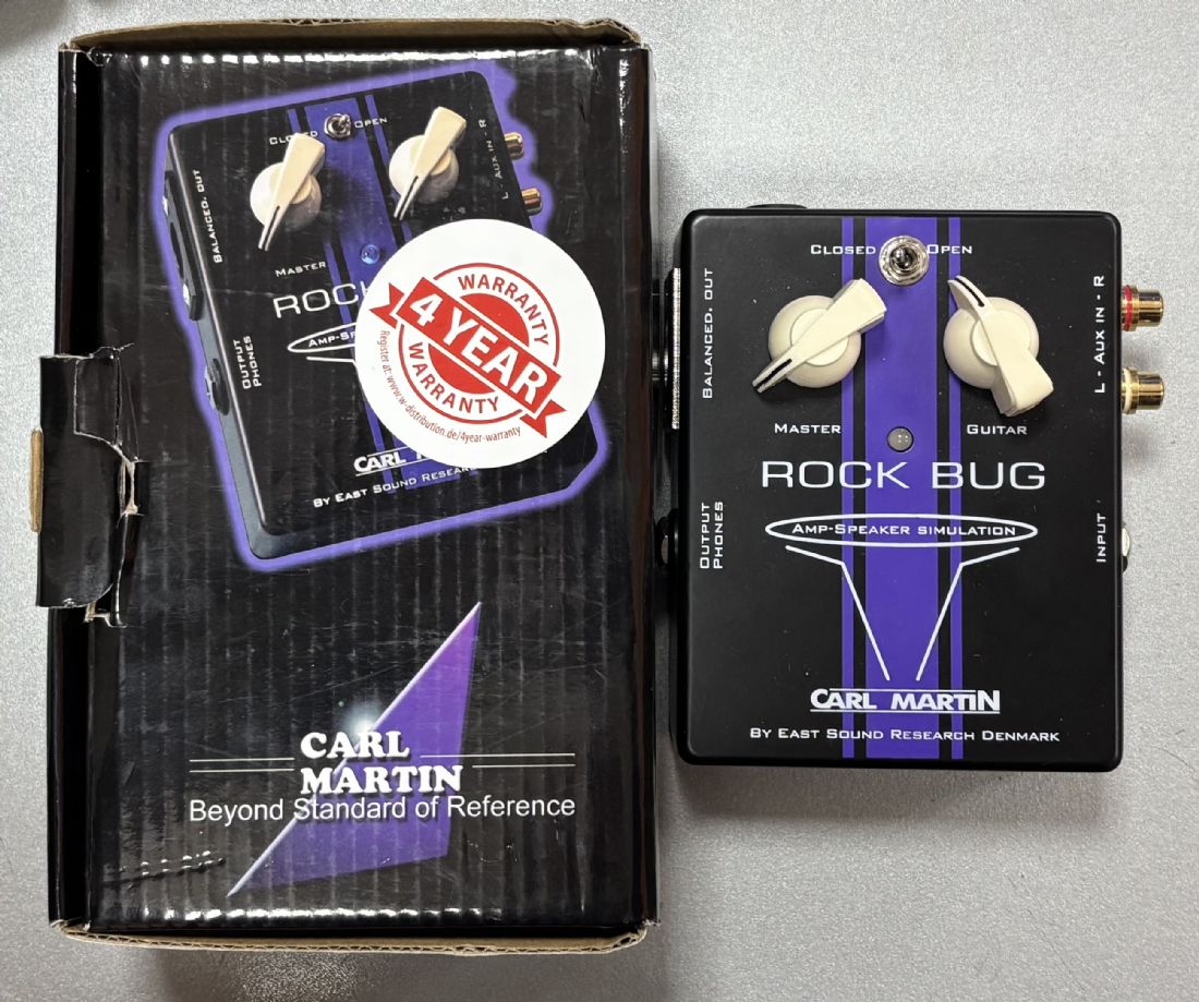 Carl Martin Rock Bug Amp/speaker simulator per chitarra - Usato - Banco ...