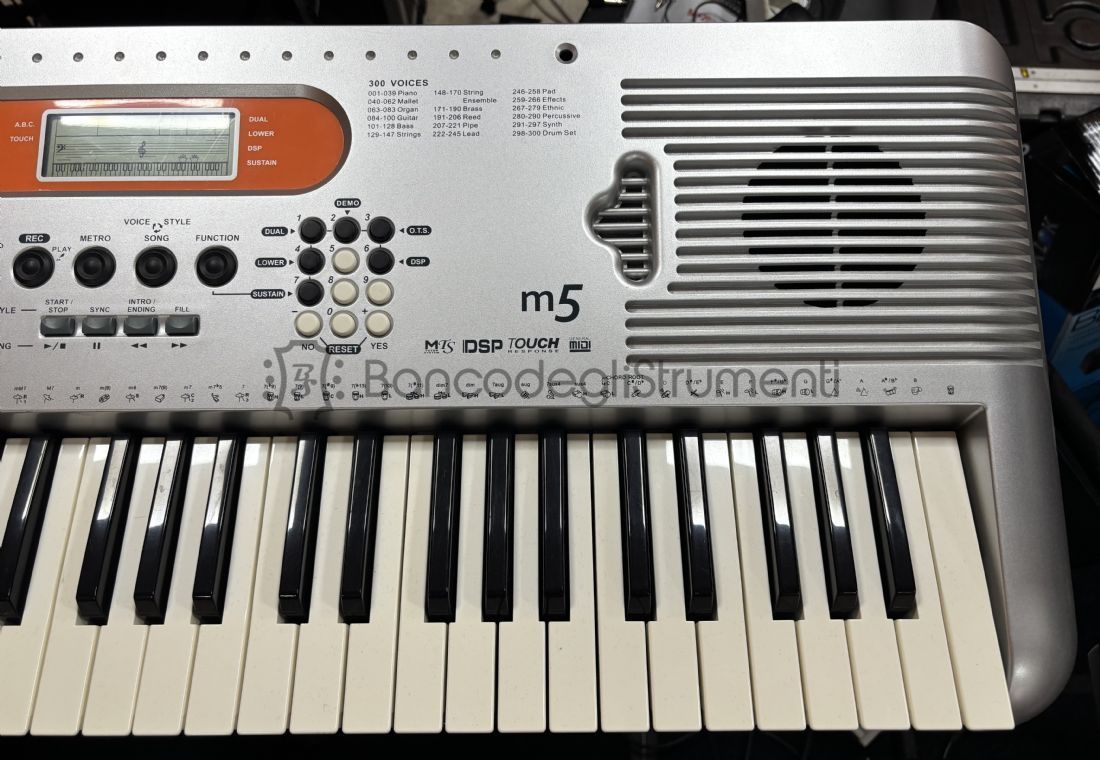 Medeli M5 Tastiera dinamica 61 tasti con supporto a X e Custodia ...