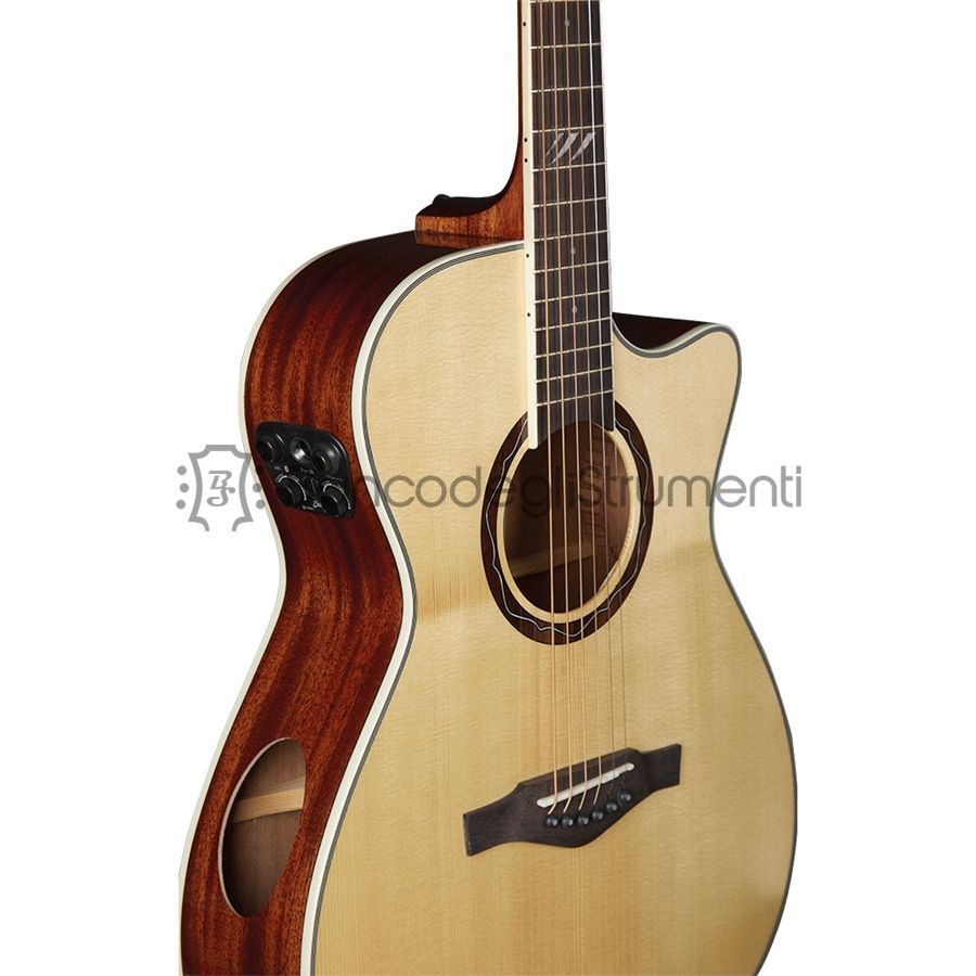 Eko Tri A300ce Chitarra acustica elettrificata cutaway naturale - Nuovo ...
