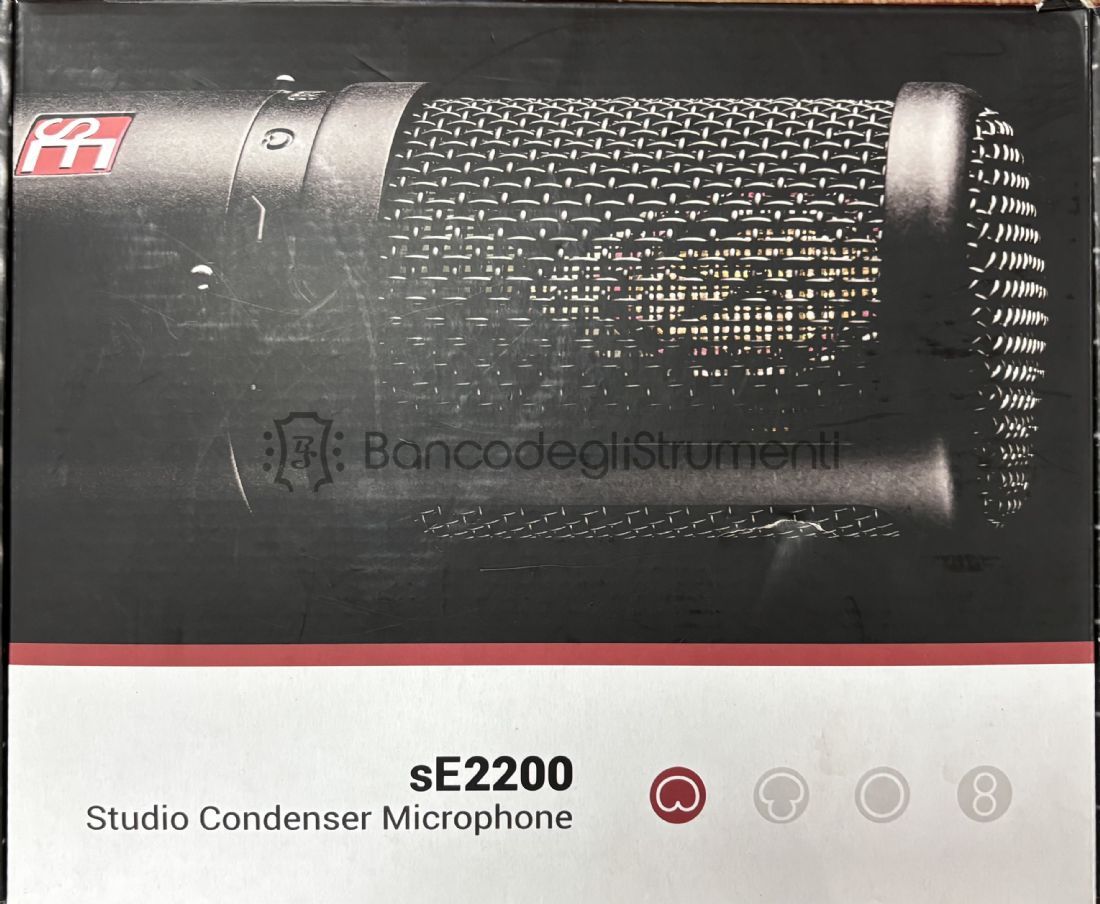 sE Electronics sE2200 Microfono cardioide a condensatore con diaframma ...