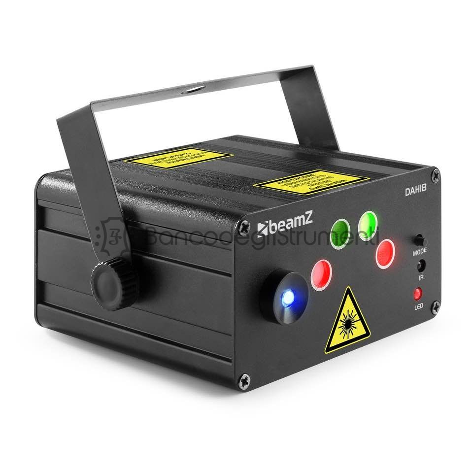 Beamz Dahib R/g Laser Blue Led Gobo Irc Laser - Nuovo - Banco Degli ...