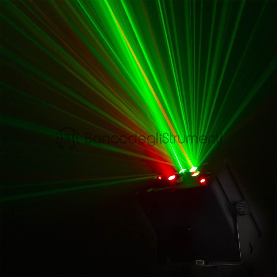 Beamz Dahib R/g Laser Blue Led Gobo Irc Laser - Nuovo - Banco Degli ...